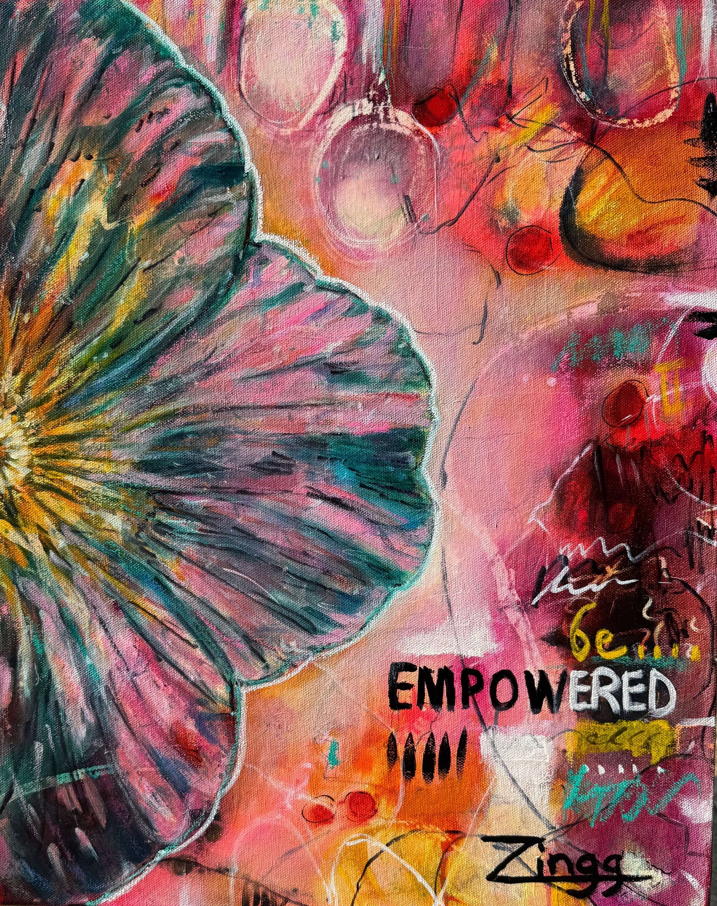 Theresa Zingg Art | Bold Expressive Abstract Artwork for Modern Space